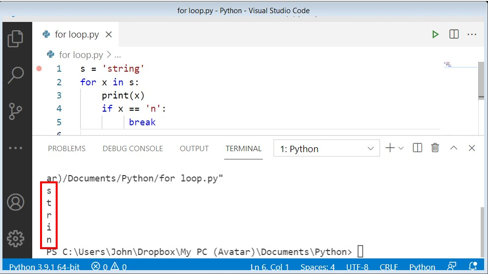 Introduction To Python For Loop With Practical Example Codingstreets