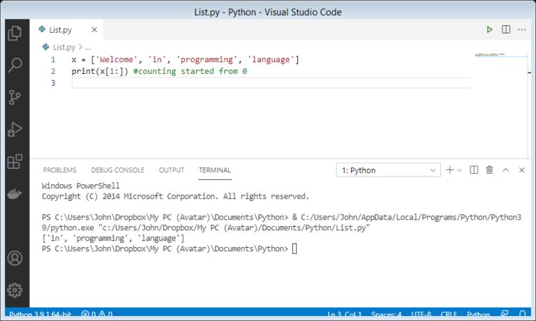 Introduction to Python List with Practical Example - codingstreets