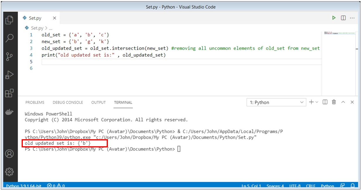 Introduction to Python Set Methods with Practical Examples - codingstreets