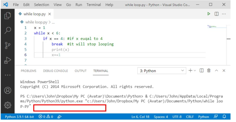 Python while loop Exercise with Practical Questions - codingstreets