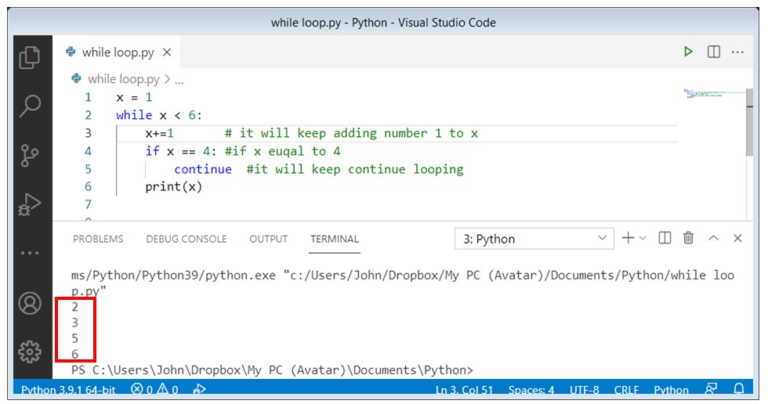Python While Loop Exercise With Practical Questions Codingstreets