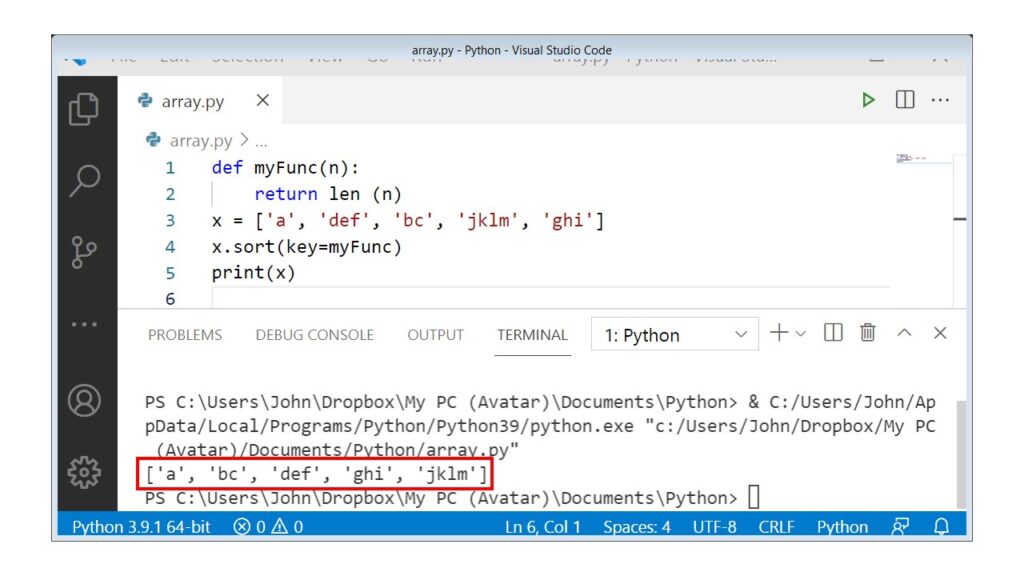 Quick Introduction To Python Arrays Method Codingstreets