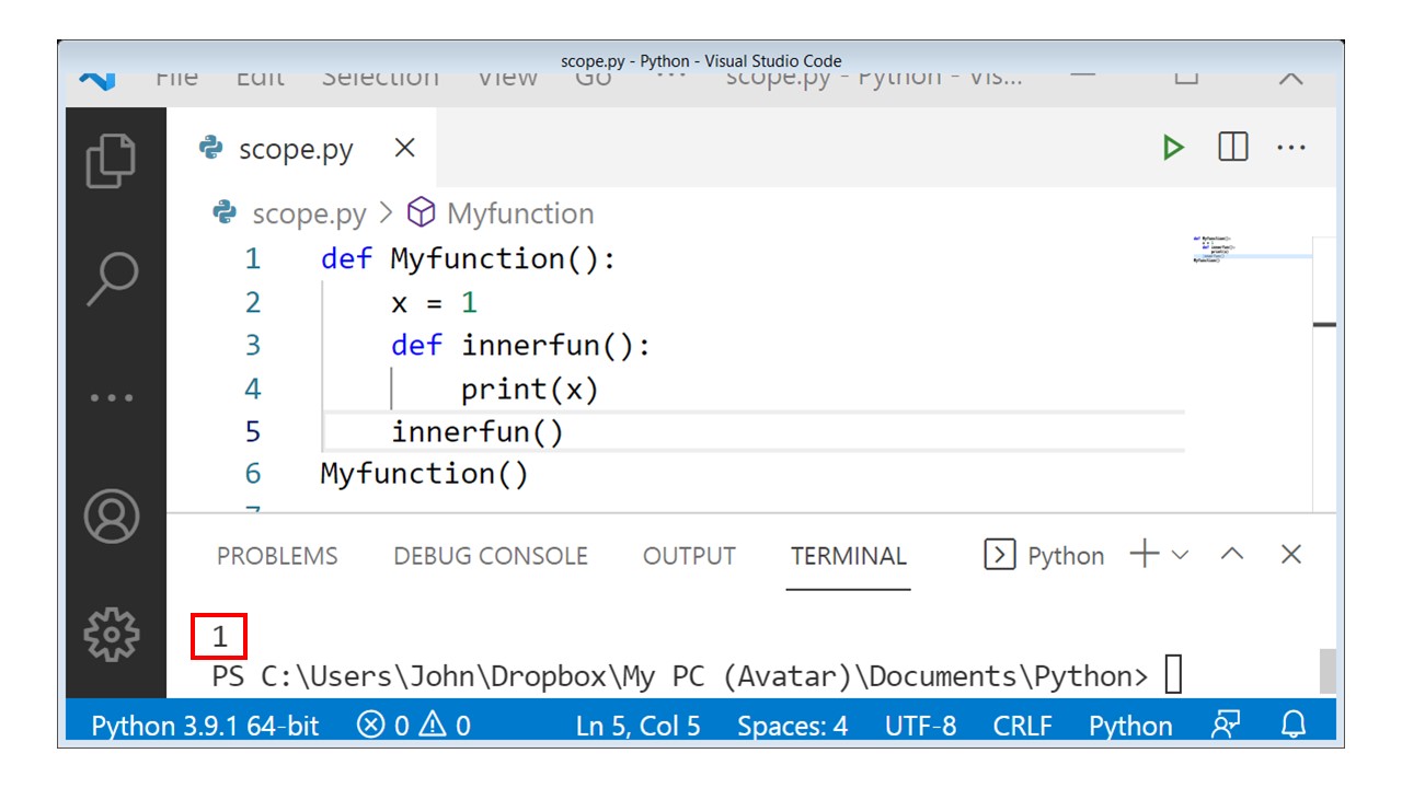 Introduction to Python Scope with Examples - codingstreets