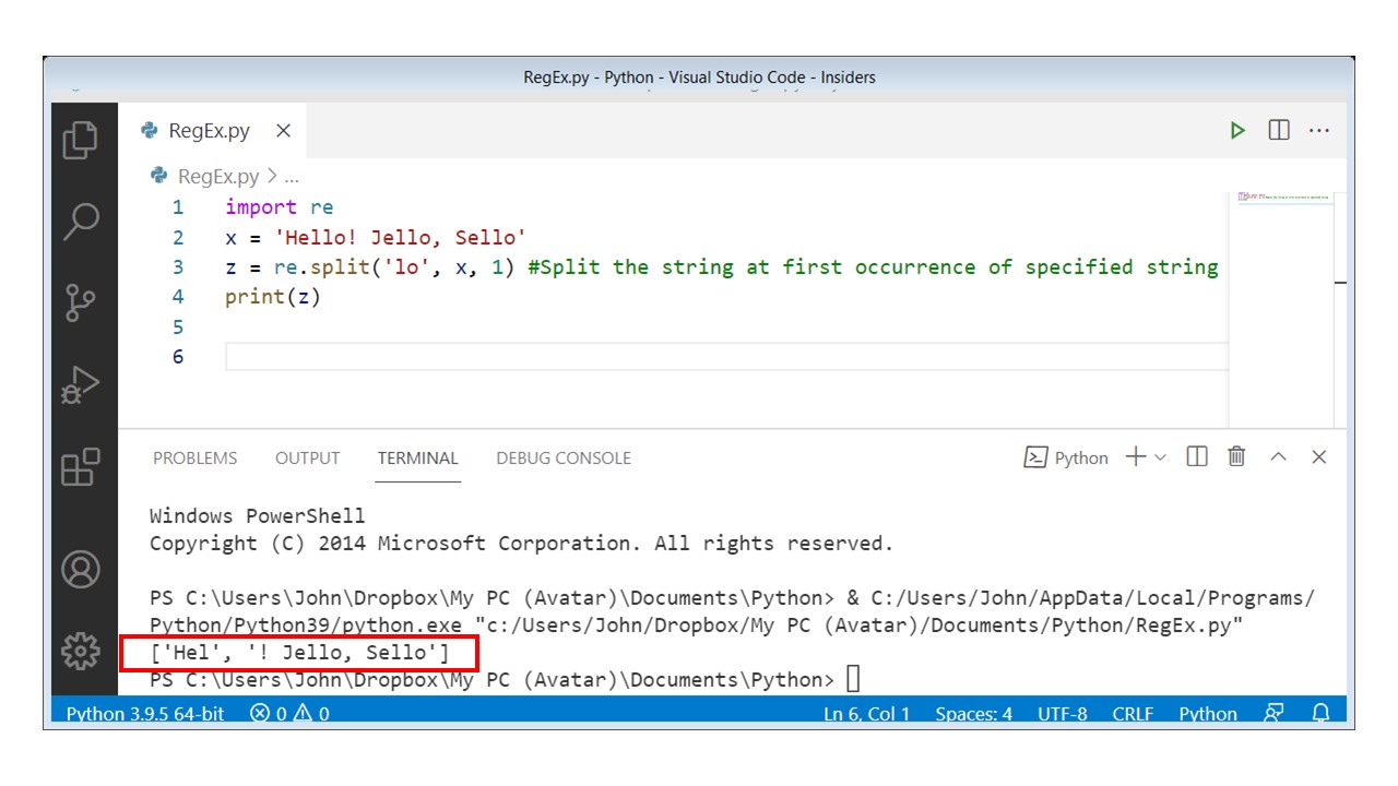 Quick Introduction to Python RegEx - codingstreets