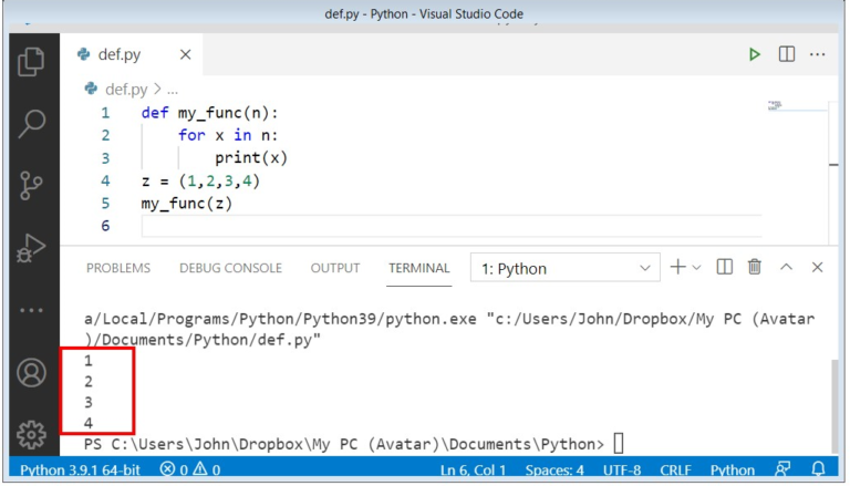 Introduction To Python Def Function With Practical Examples Codingstreets