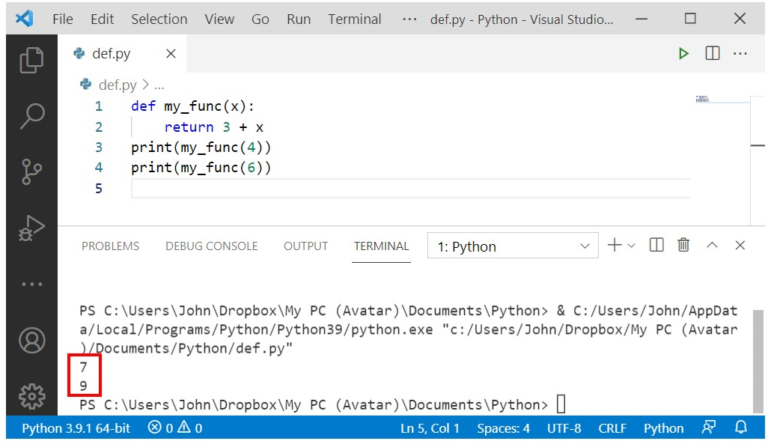 Introduction To Python Def Function with Practical Examples - codingstreets
