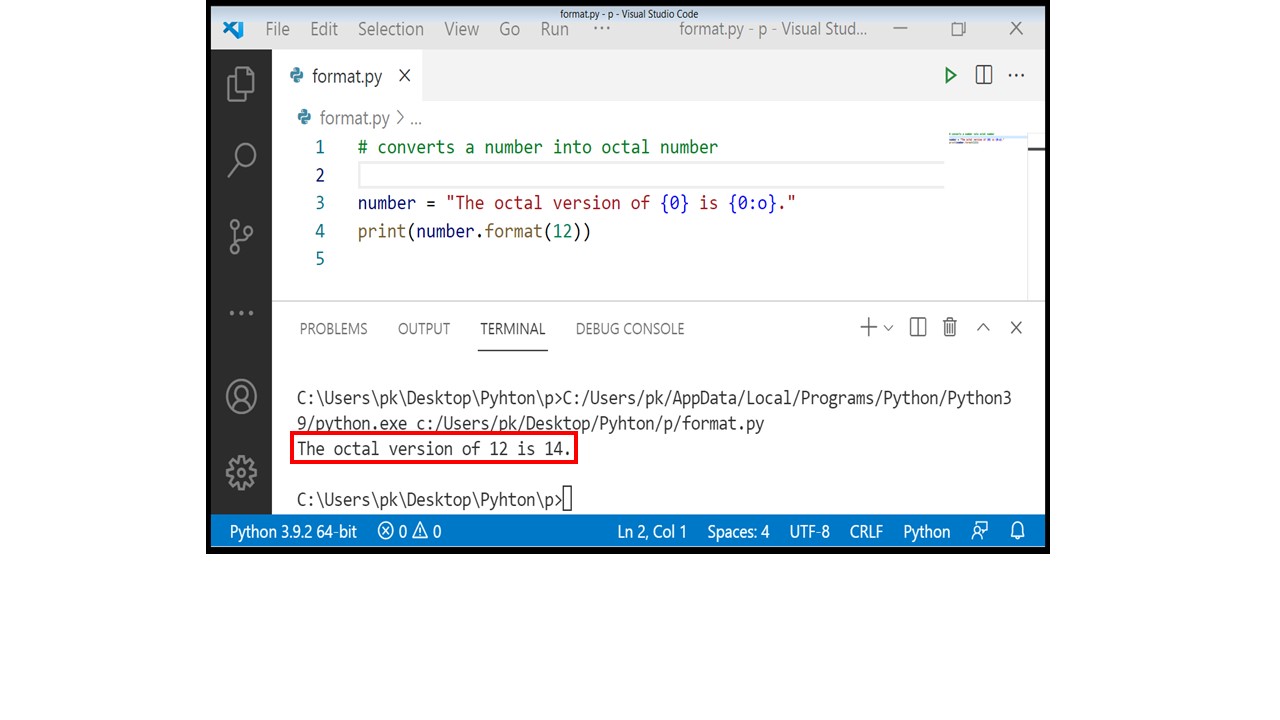 Quick Introduction to Python String format() Types - codingstreets