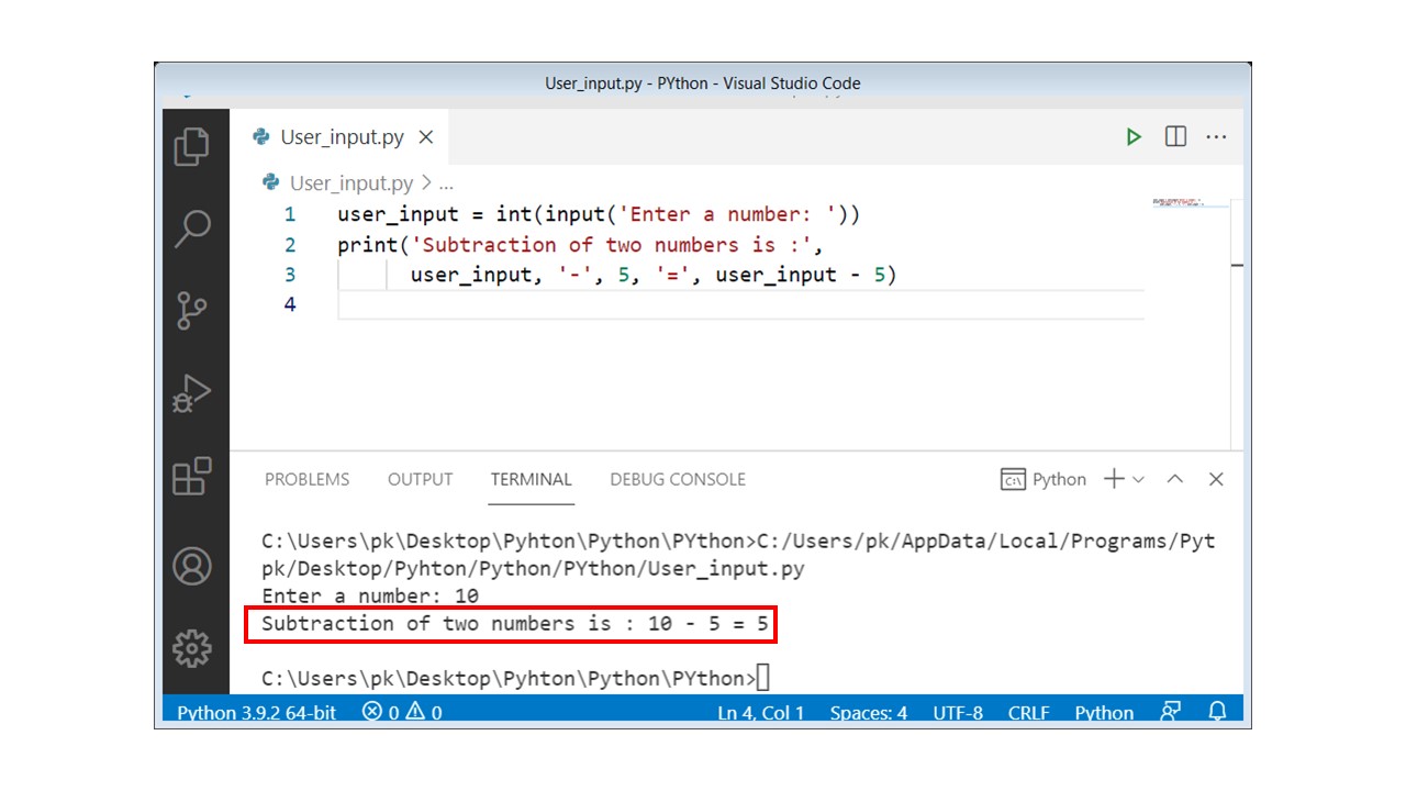 Best & Quick Introduction To Python User Input Function - codingstreets